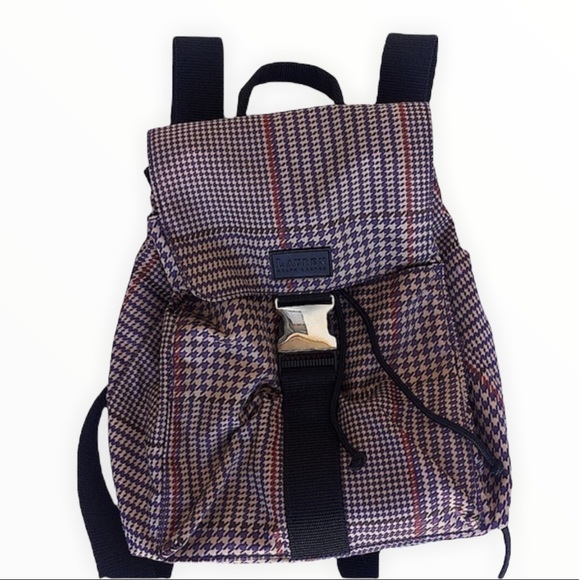 Lauren Ralph Lauren | Bags | Vtg 9s Ralph Lauren Houndstooth Backpack ...
